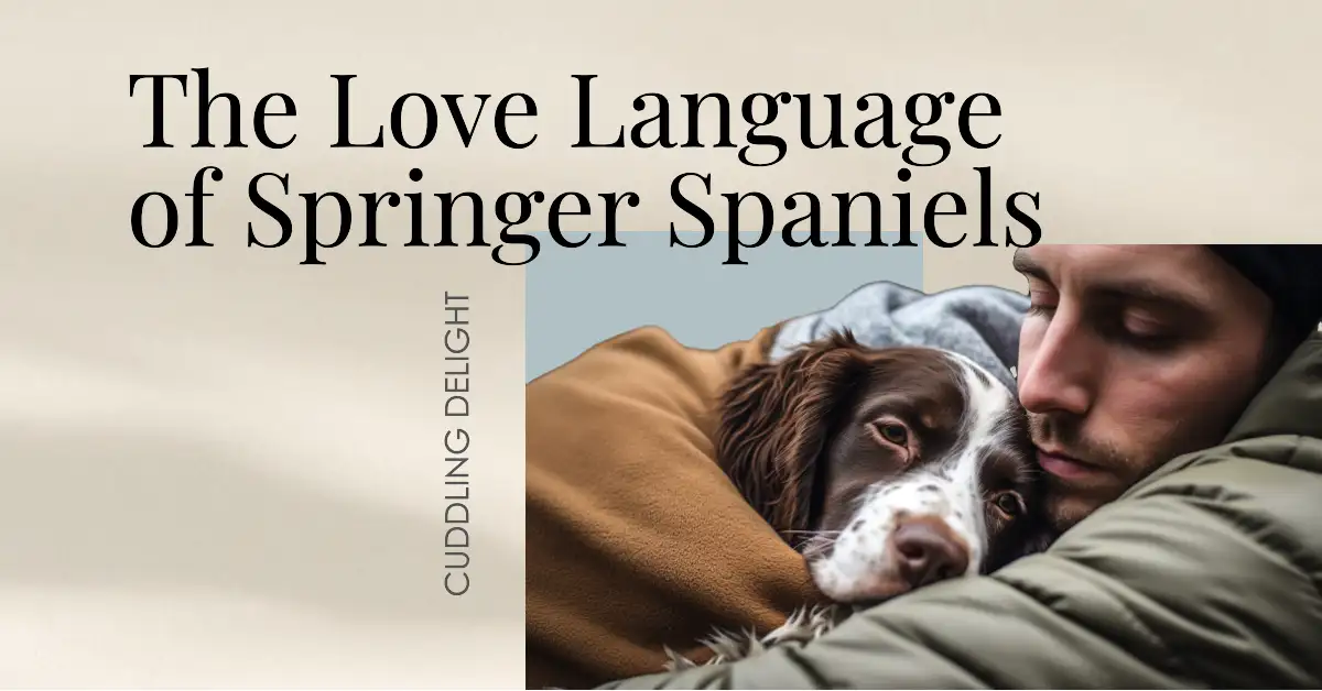 Are Springer Spaniels Cuddly?