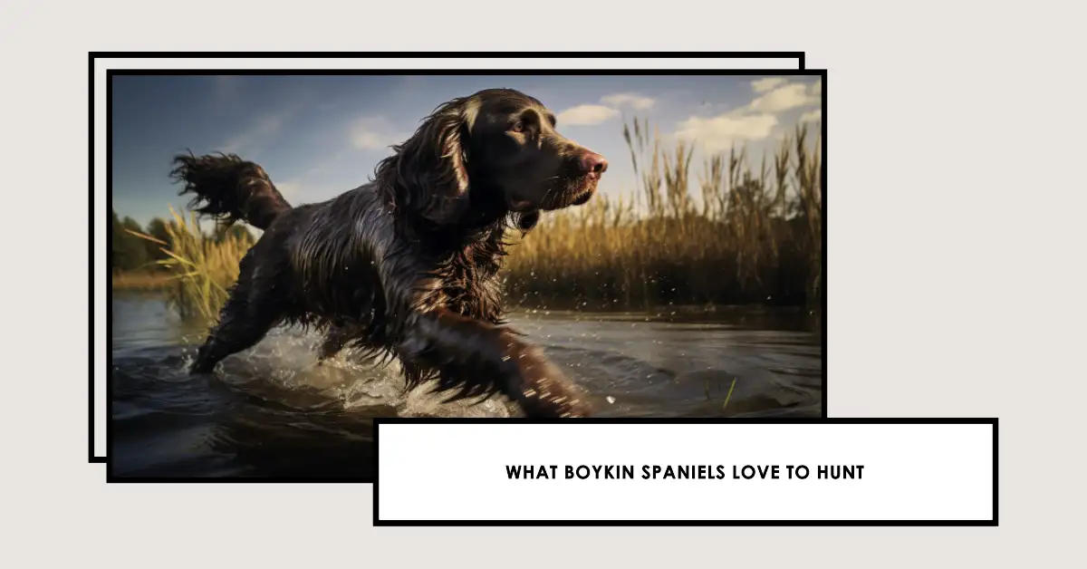 What Do Boykin Spaniels Hunt