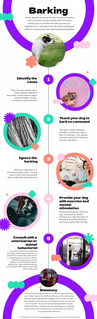 Learning How to Deal With Excessive Barking in Cocker Spaniels